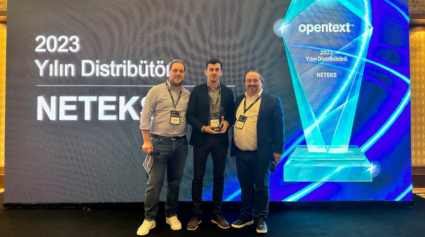 Netex AŞ is awarded with the Distributor of the Year Award by OpenText ...
